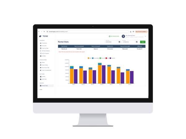 Shuttering & Scaffolding Rental Billing Software